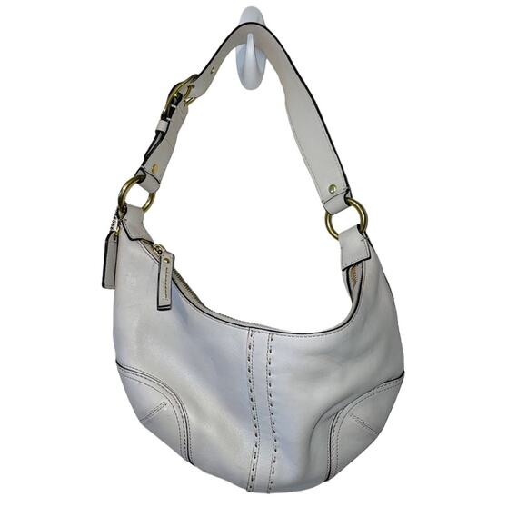 Coach | Bags | 0s Authentic Coach Hampton Hobo White | Poshmark